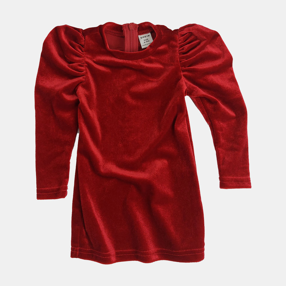 Robe Enfant SHEIN Rouge 6 Mois • Ateapic.ch Déclics éthiques